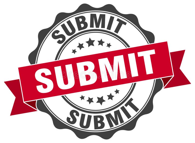 Submit stamp stock vector. Illustration of banner, vector - 94467921