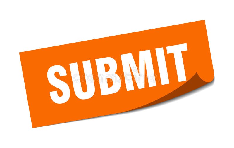 Submit Sticker. Submit Square Sign Stock Vector - Illustration of ...