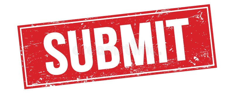 SUBMIT Text on Red Grungy Rectangle Stamp Stock Illustration ...