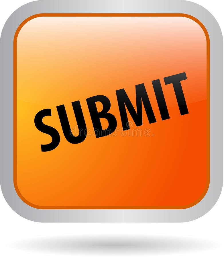 Submit web button icon stock illustration. Illustration of check ...