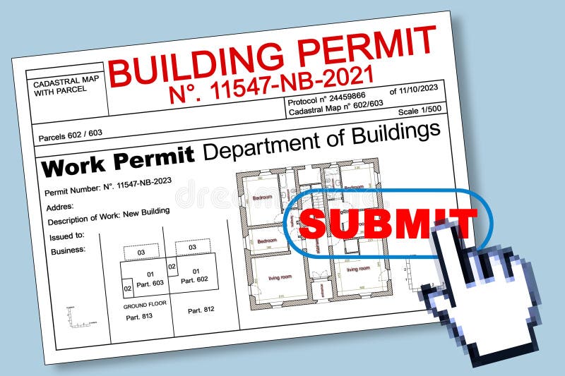 SUBMITTING for a BUILDING PERMIT CONCEPT with Fictional Building Permit ...