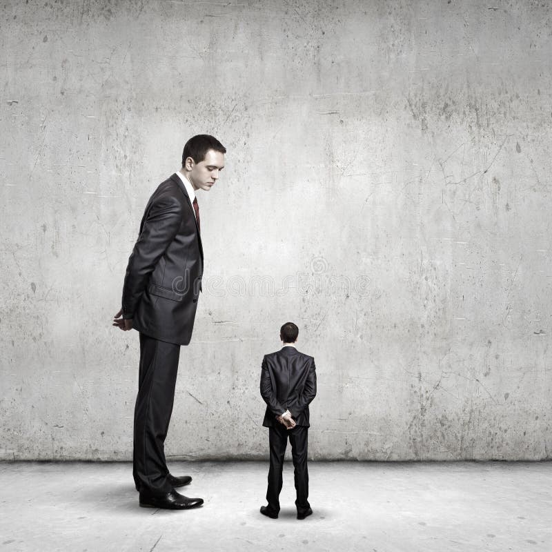 Subordination concept stock photo. Image of businessman - 44206472