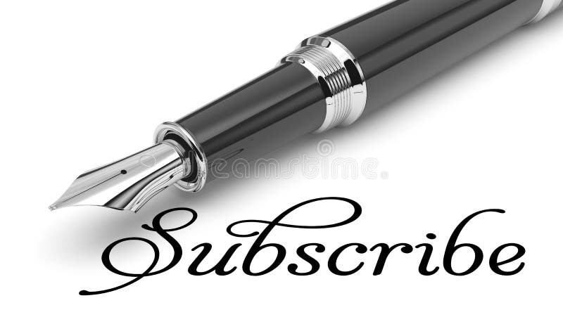 Subscribe Written Stock Illustrations – 553 Subscribe Written Stock ...