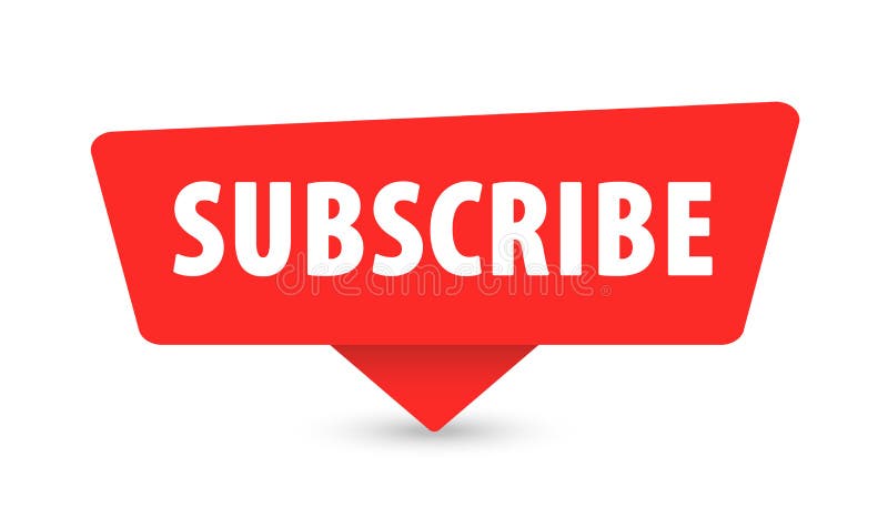 Subscribe - Banner, Speech Bubble, Label, Sticker, Ribbon Template ...