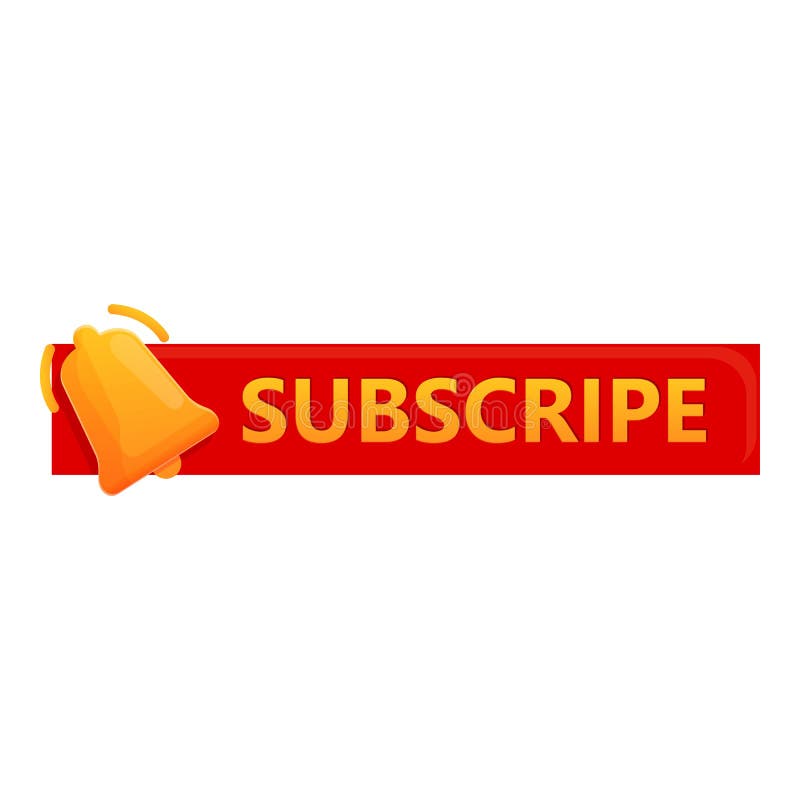 Subscribe bell icon stock illustration. Illustration of blog - 122357808