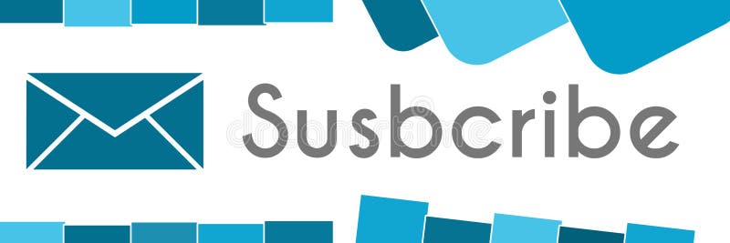 Subscribe Blue Squares Up Down Stock Illustration - Illustration of ...