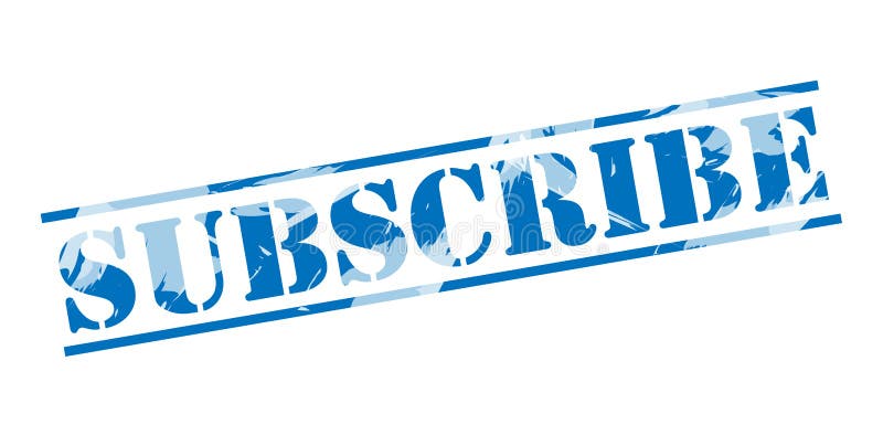 Subscribe Now Blue Square Web Button Stock Vector - Illustration of ...