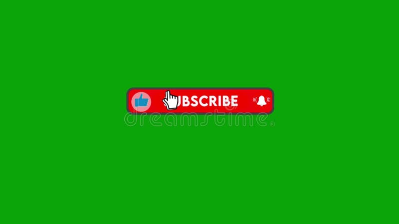 Floating Animation: Pop-up Subscribe Notification Bell Click (Chroma ...