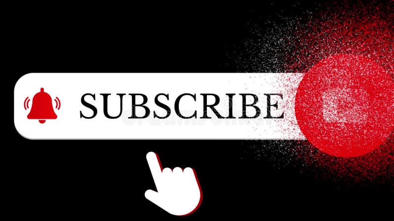 Subscribe Button Animation, Motion Graphics Glowing Neon Subscribe ...