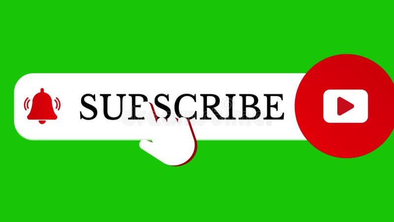 Subscribe Button Animation, Motion Graphics Glowing Neon Subscribe ...