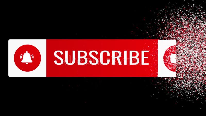 Subscribe Button Animation, Motion Graphics Glowing Neon Subscribe ...