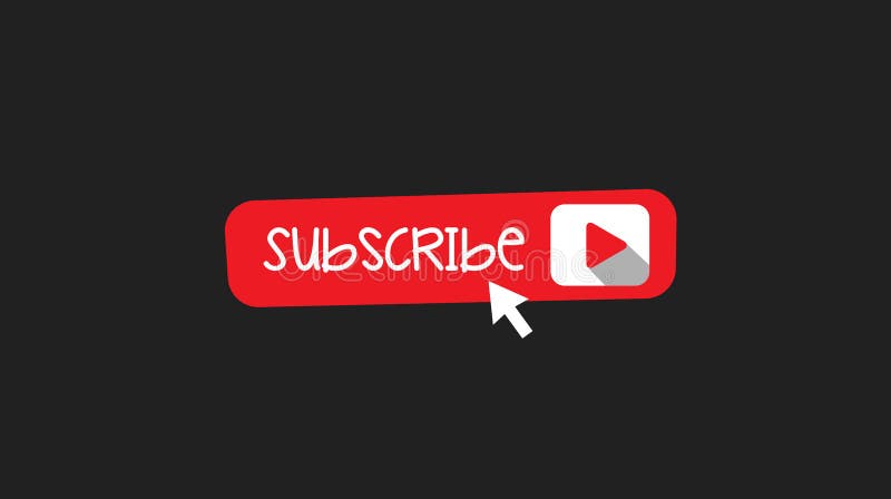 Subscribe Button with Arrow Vector Stock Illustration - Illustration of ...