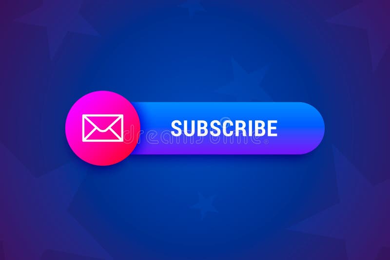 Set Subscribe Button Icons: Cursor, Bell, Like, Comment, Share Sign for Channel, Blog, Social ...
