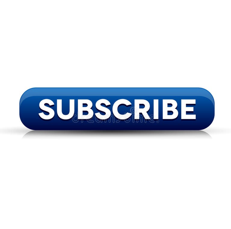 Subscribe button blue stock vector. Illustration of subscribe - 29077494