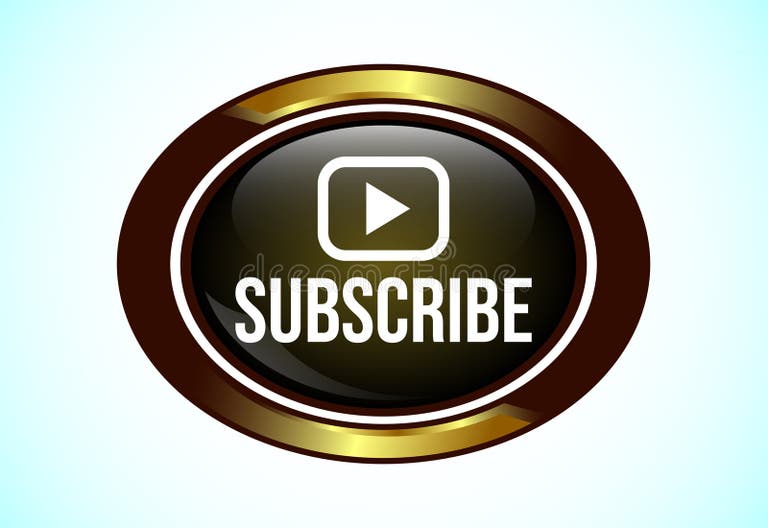 Subscribe Button Design Illustration, Button for Channel Subscribe ...