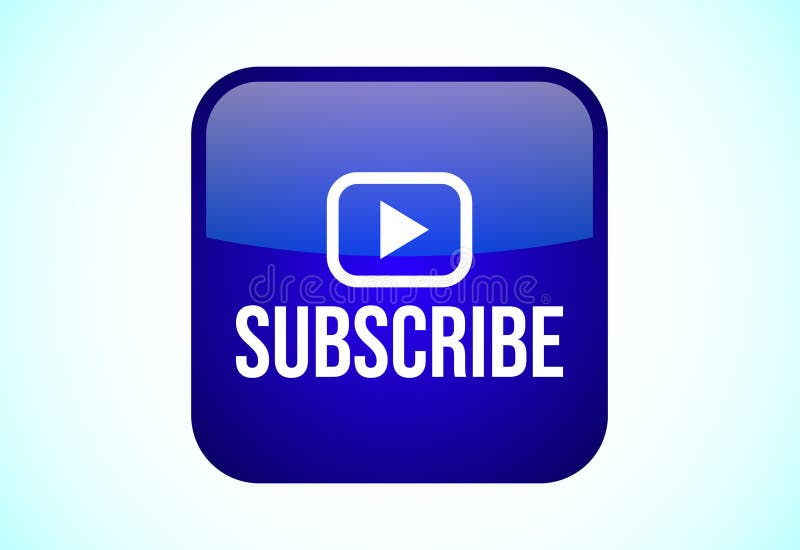 Subscribe Button Design Illustration, Button for Channel Subscribe ...