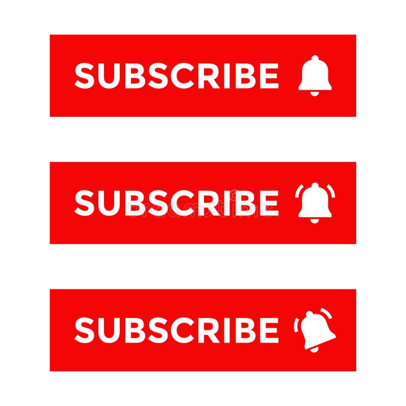 Subscribe Button Icon Set. Channel Subscription Elements Stock Vector ... Subscribe Button Icon Set. Channel Subscription Elements Stock Vector ...