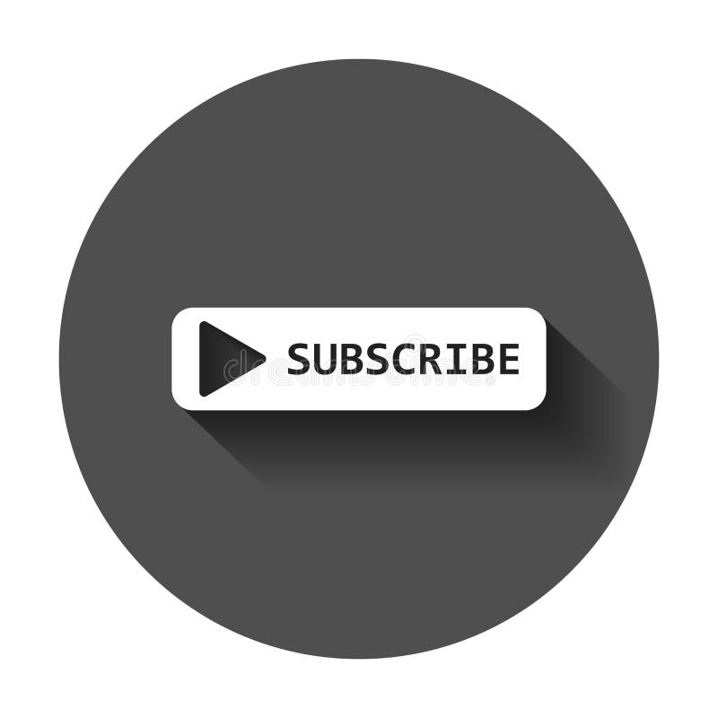Subscribe Button Icon. Vector Illustration Stock Vector - Illustration ...