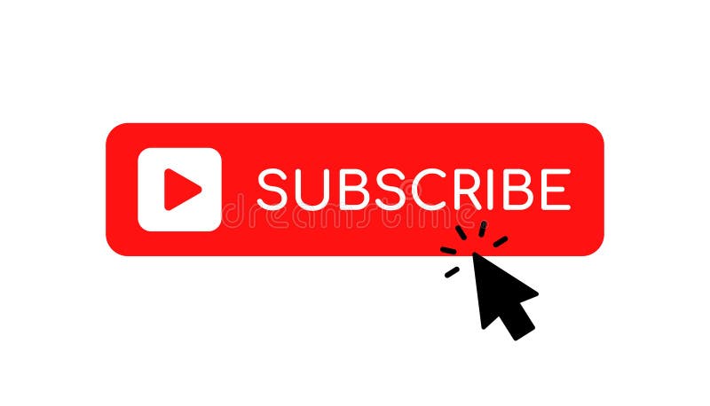 Subscribe Button Icon Vector Set Stock Vector - Illustration of online ...