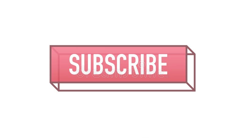 Subscribe Button for Marketing Design. Live Streaming Button. Motion ...