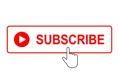 Subscribe Button with Mouse Pointer Stock Illustration - Illustration ...
