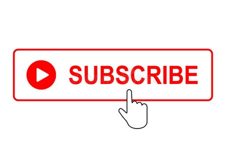 Subscribe Button with Mouse Pointer Stock Illustration - Illustration ...