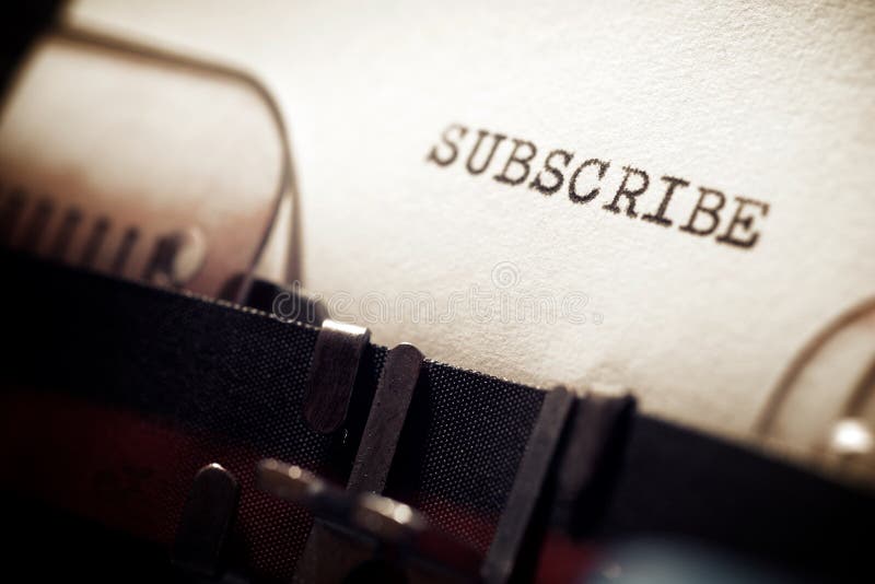 Subscribe concept view stock photo. Image of subscribe - 203782876