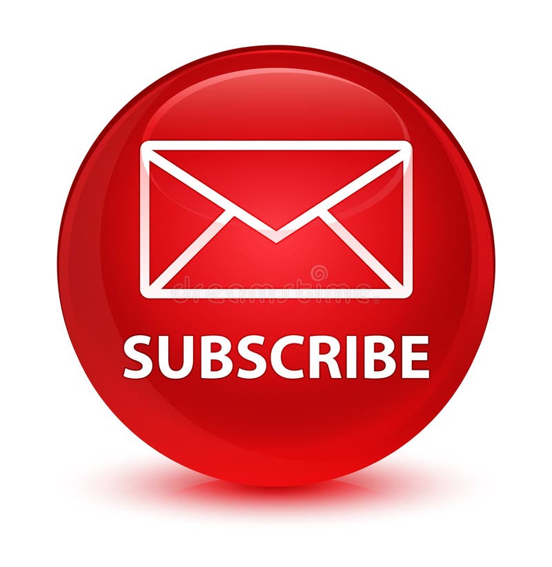 Email Icon Glassy Red Round Button Stock Illustrations – 31 Email Icon ...