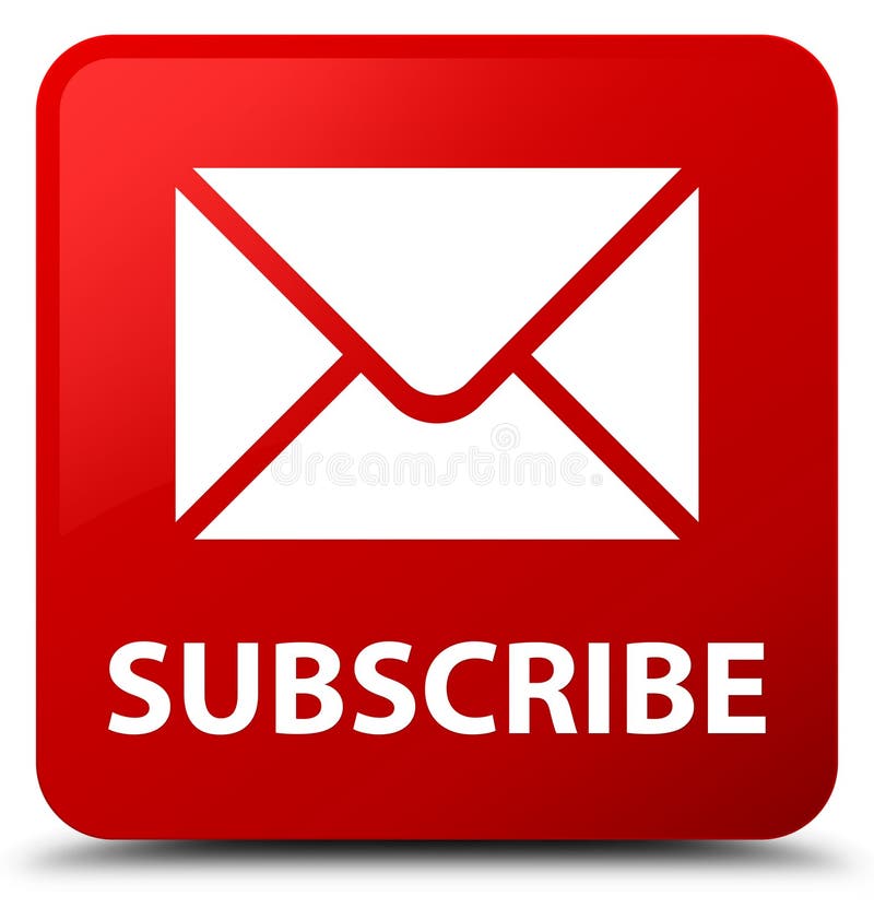 Subscribe Now Icon Web Button Red Stock Vector - Illustration of coupon ...