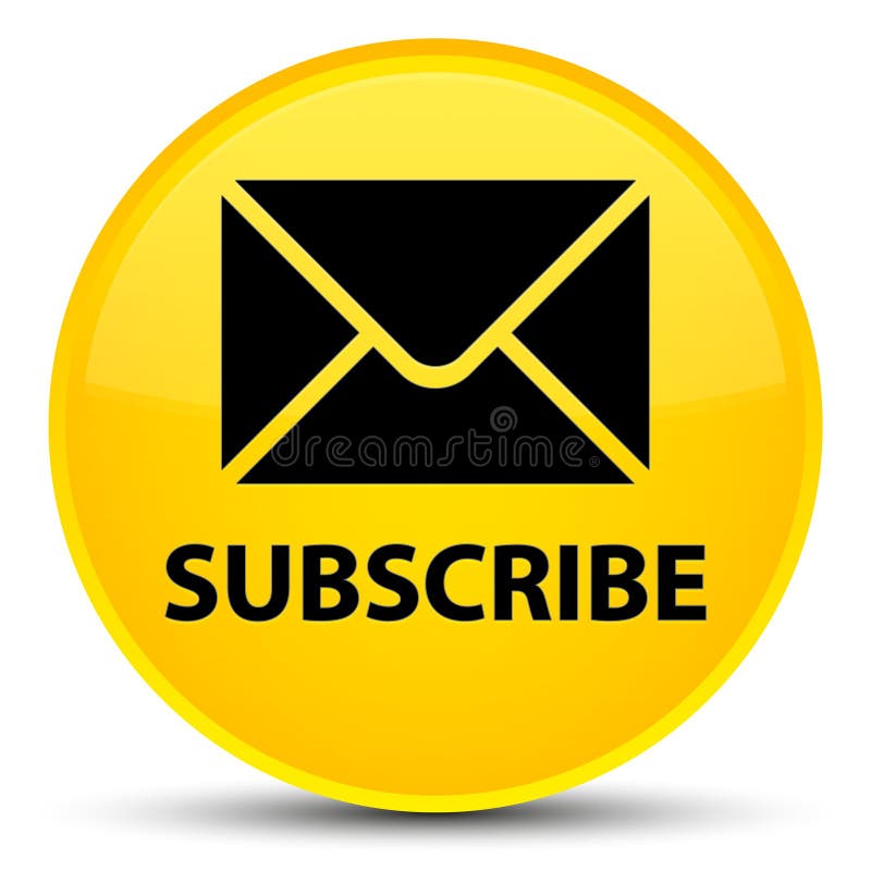 Subscribe Yellow Keyboard Button Stock Illustration - Illustration of ...