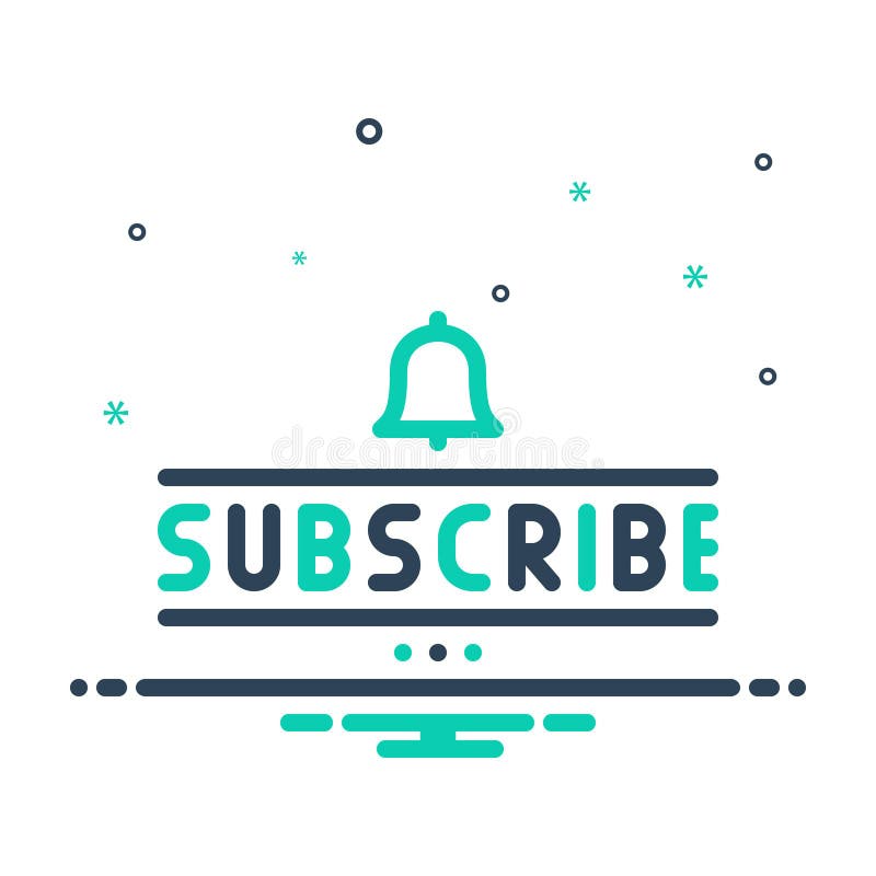 Mix Icon for Subscribe, Application and Join Stock Illustration ...