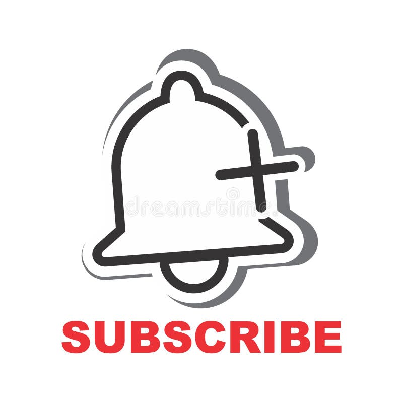 Subscribe Icon Bell Vector Illustration Stock Vector - Illustration of ...