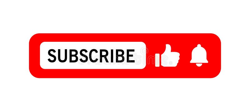 Subscribe Icon Shape Sign. Red Button Subscribe To Channel, Blog ... Subscribe Icon Shape Sign. Red Button Subscribe To Channel, Blog ...