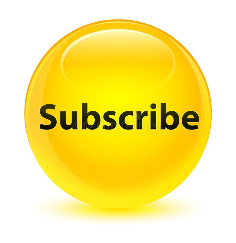 Subscribe Yellow Keyboard Button Stock Illustration - Illustration of ...