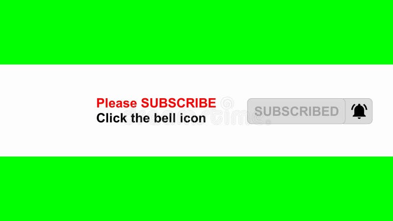 Like, Subscribe and Activate the Notification Bell Stock Video - Video ...