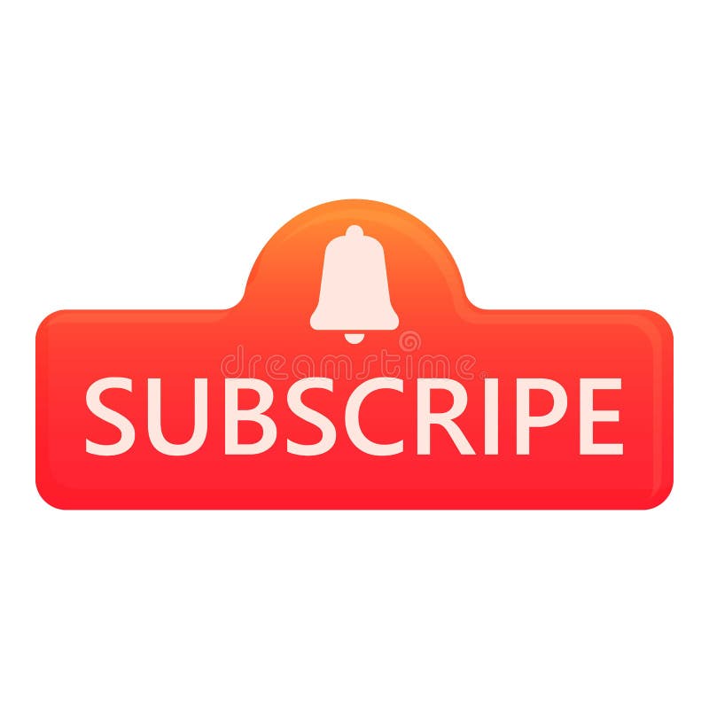 Subscribe Arrow Icon, Cartoon Style Stock Vector - Illustration of ...