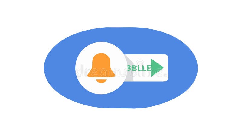 Subscribe Notification Bell Flat Design UI UX Icon, Vector Design ...