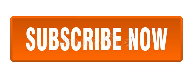 Subscribe Now Red Square Isolated Web Button Stock Vector ...
