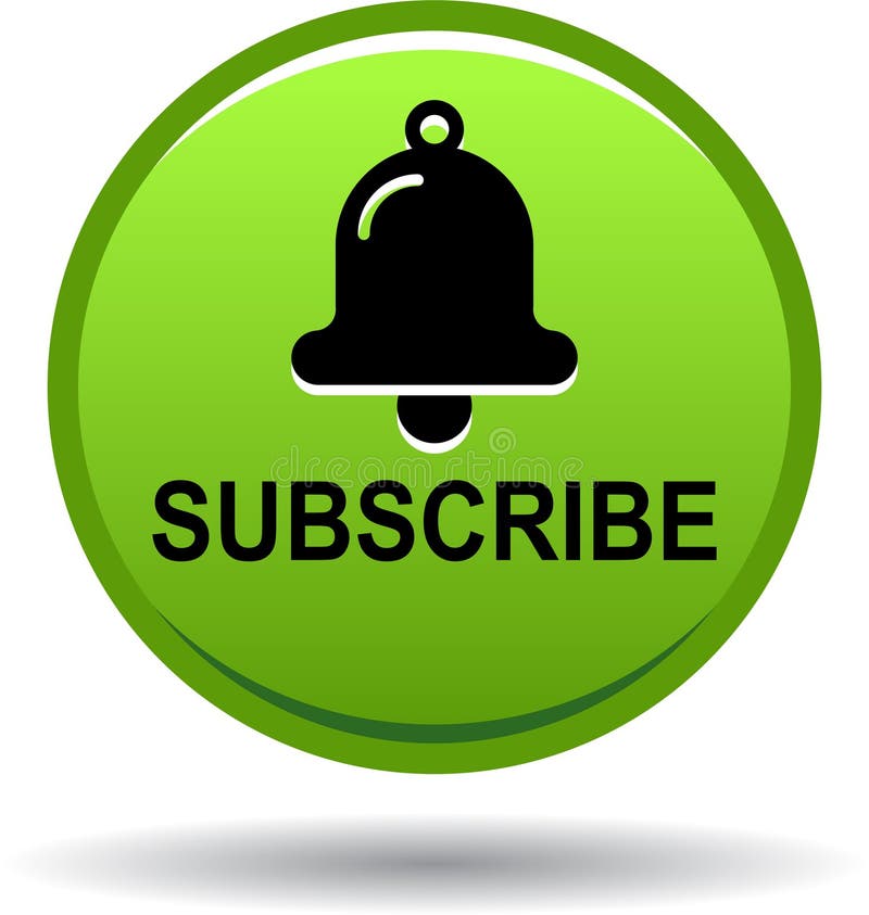 Subscribe Now Icon Web Button Orange Stock Vector - Illustration of ...