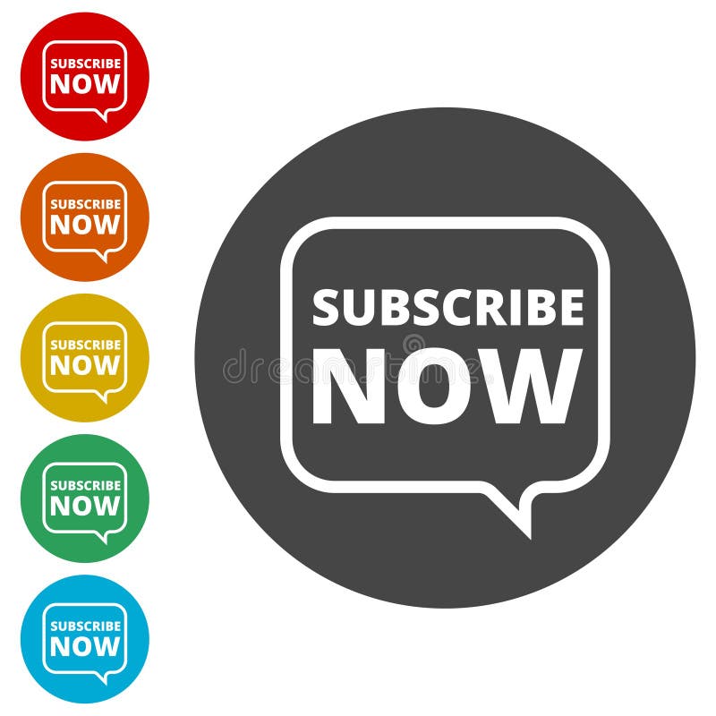 Subscribe Now Sign, Subscribe Now Button Stock Vector - Illustration of ...