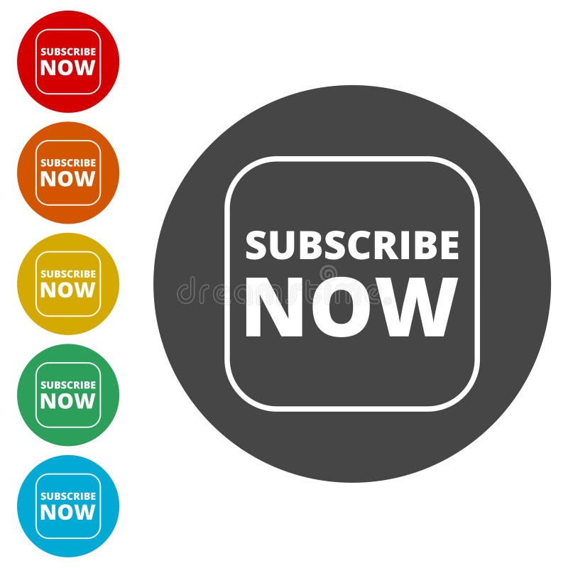 Subscribe Now Sign, Subscribe Now Button Stock Vector - Illustration of ...