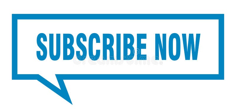 Subscribe Word On Speech Bubble Stock Vector - Illustration of ...
