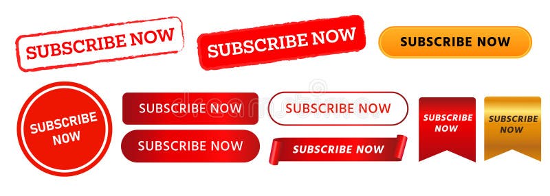 Subscribe Now Stamp Ribbon and Button Website Online for Register ...