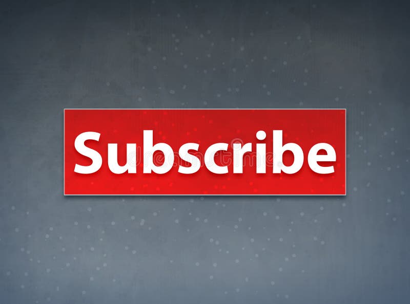 Subscribe Red Banner Abstract Background Stock Illustration ...