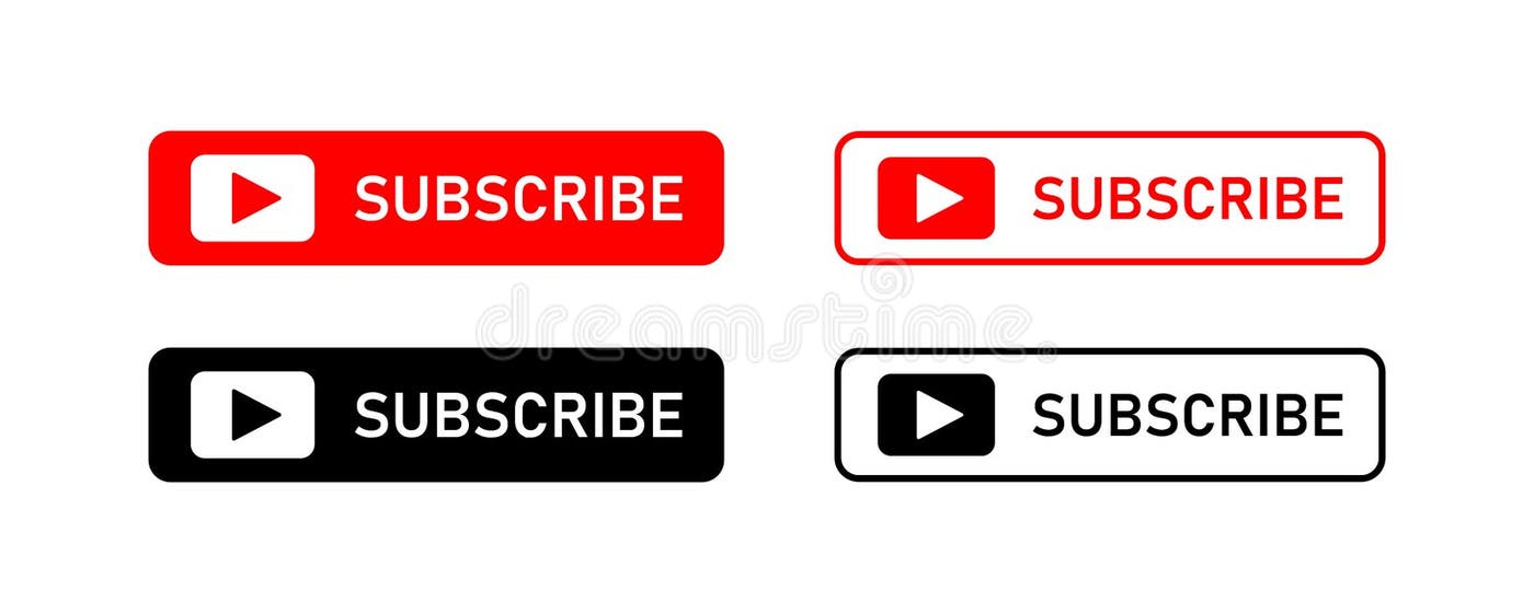 Red Subscribe Button Stock Illustrations – 5,341 Red Subscribe Button ...
