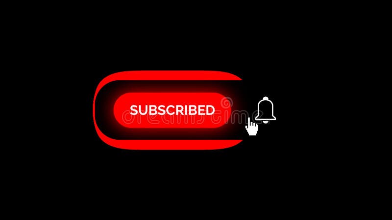 Subscribe and Reminder Button Animation, Animated Subscribe Button on ...