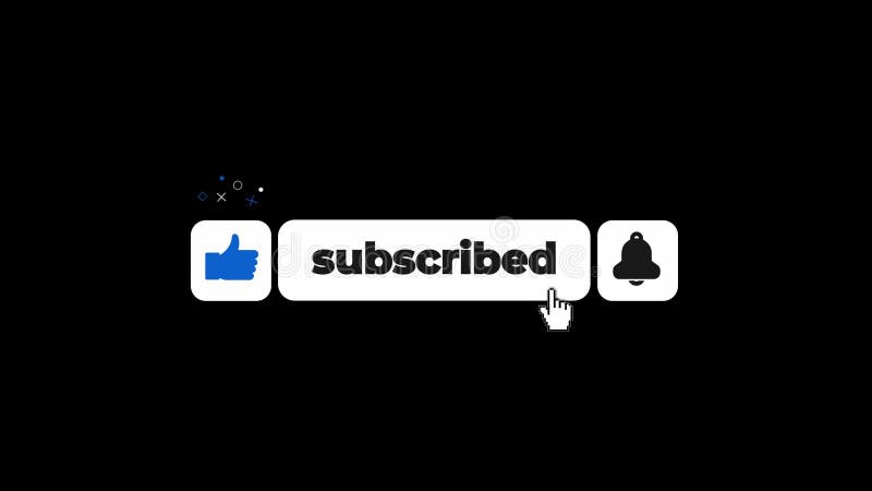 Subscribe and Reminder Button Animation, Animated Subscribe Button on ...