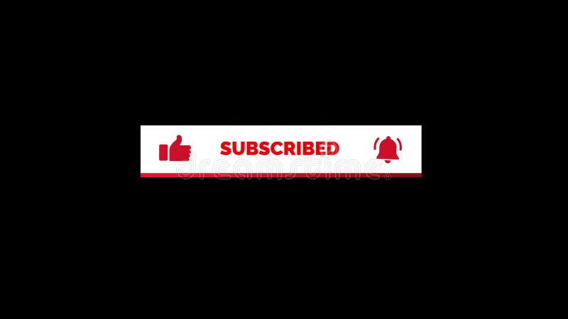 Subscribe, Reminder and Like Button Animation with Mouse Cursor with ...
