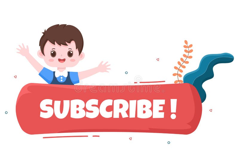 Subscribe, Share, Bell Notification Icon Button Background Vector ...