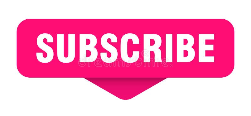 Subscribe Sticker. Subscribe Sign on Transparent Background Stock ...